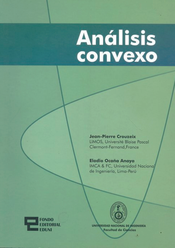 ANALISIS CONVEXO | Fondo Editorial UNI